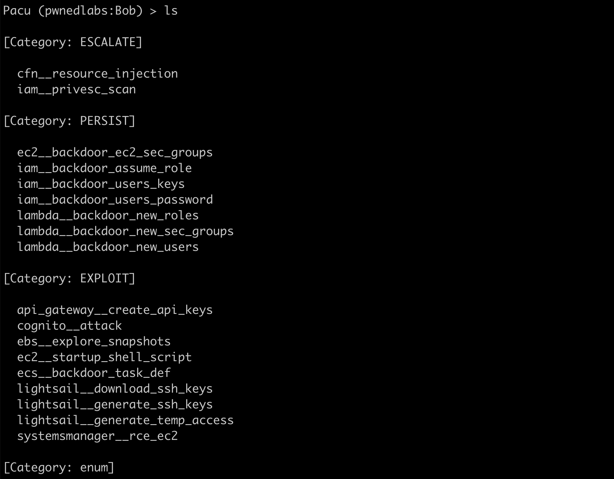 Beginner's Guide to hunting for AWS IAM Privilege Escalations with Pacu
