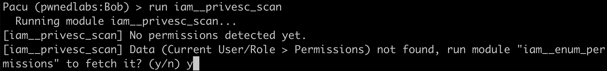 Beginner's Guide to hunting for AWS IAM Privilege Escalations with Pacu